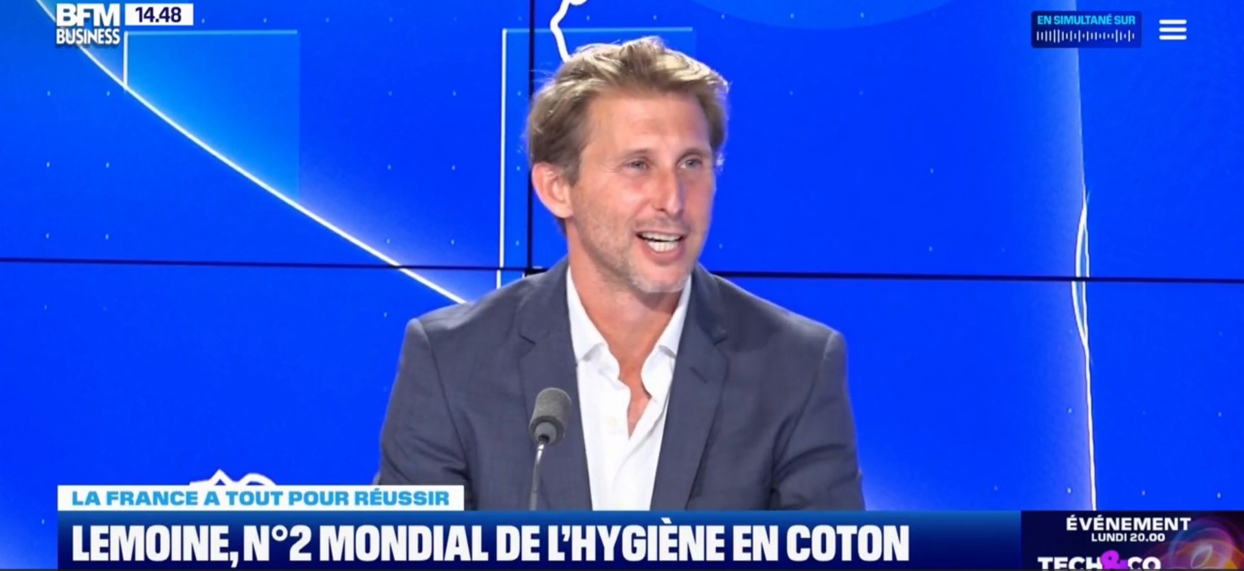 Alexandre Lemoine on TV - Interview on Groupe Lemoine and Peaudouce ...